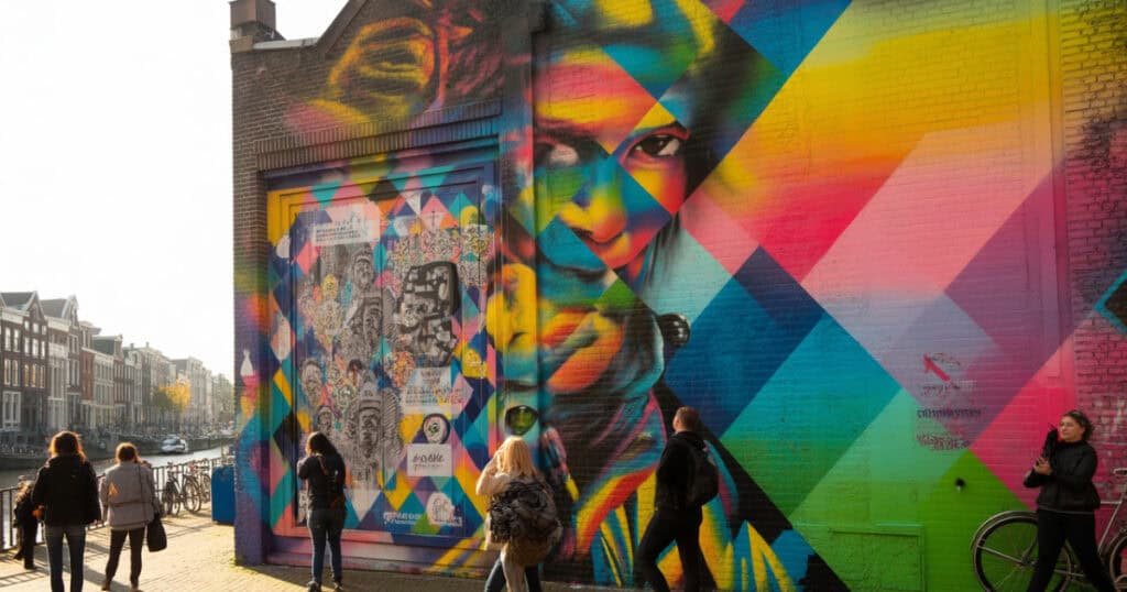 Street art in Amsterdam: kunst, technieken en tours